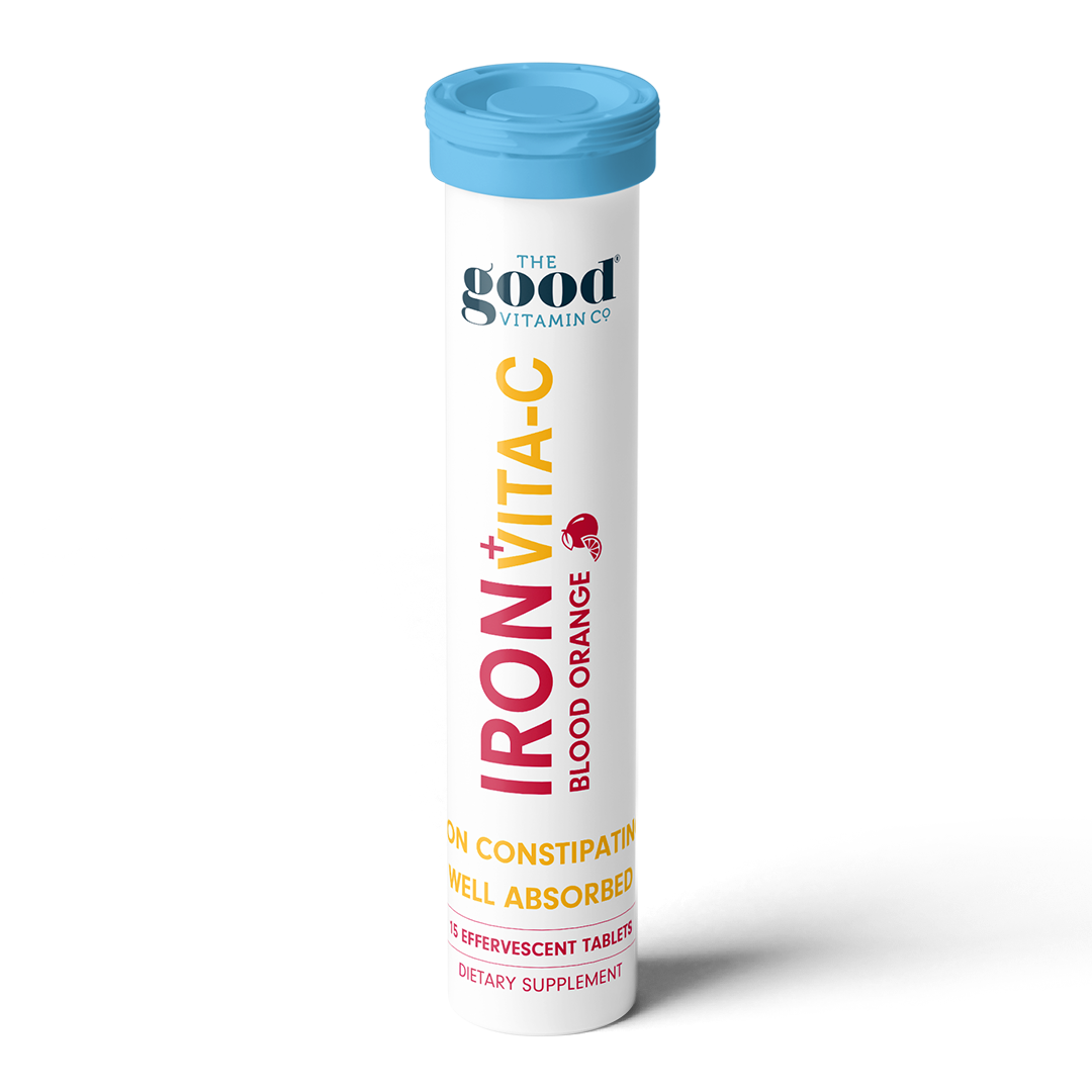 Good Iron + Vitamin C Effervescent Tablets – The Good Vitamin Co