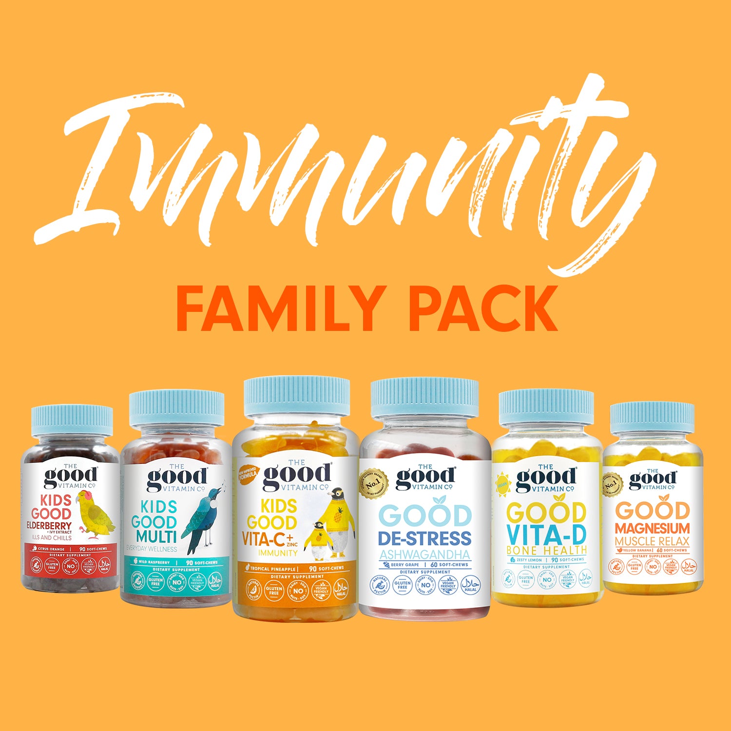 Immunity Family Pack – The Good Vitamin Co